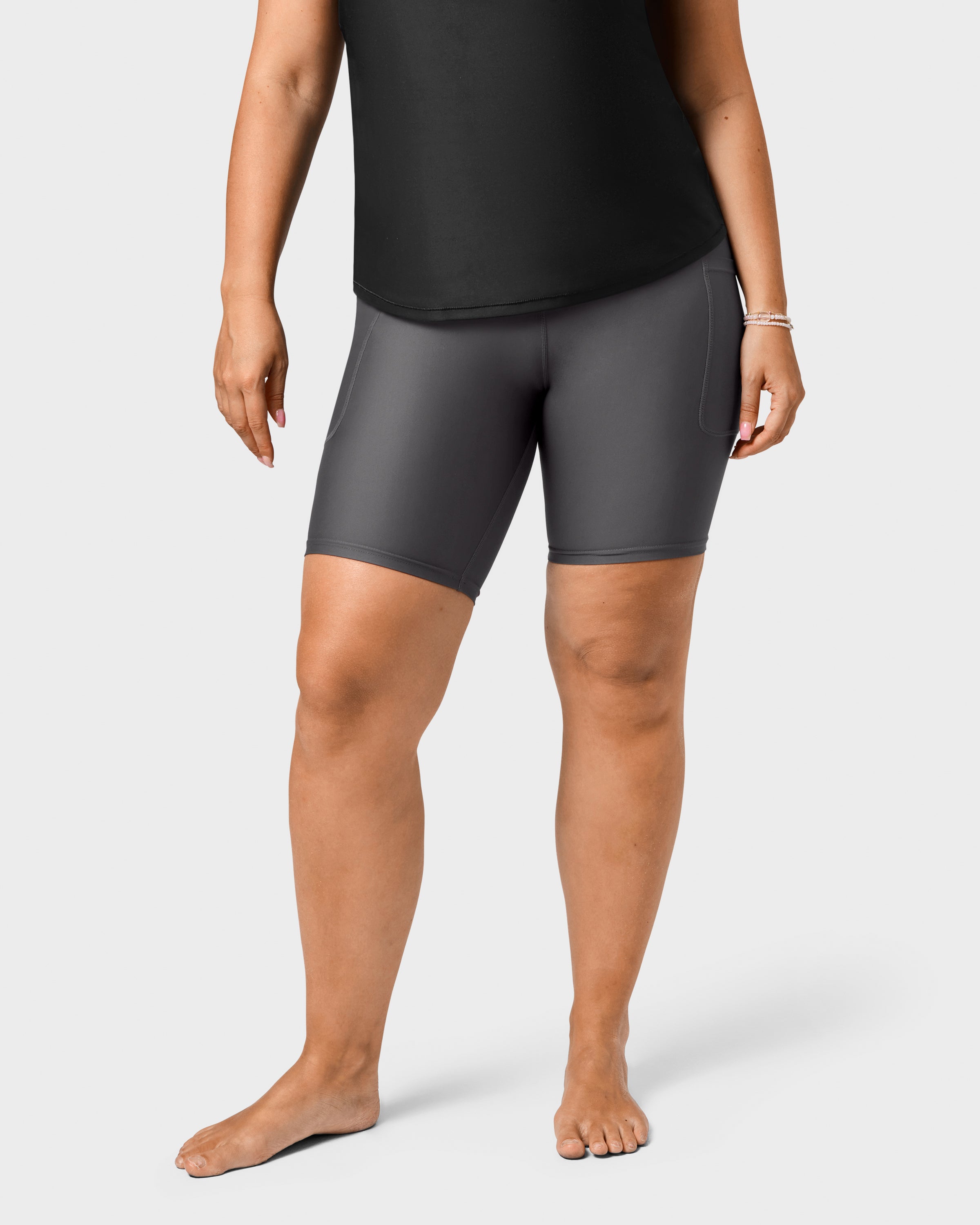 Signature Grey Shorts – Maya Freya