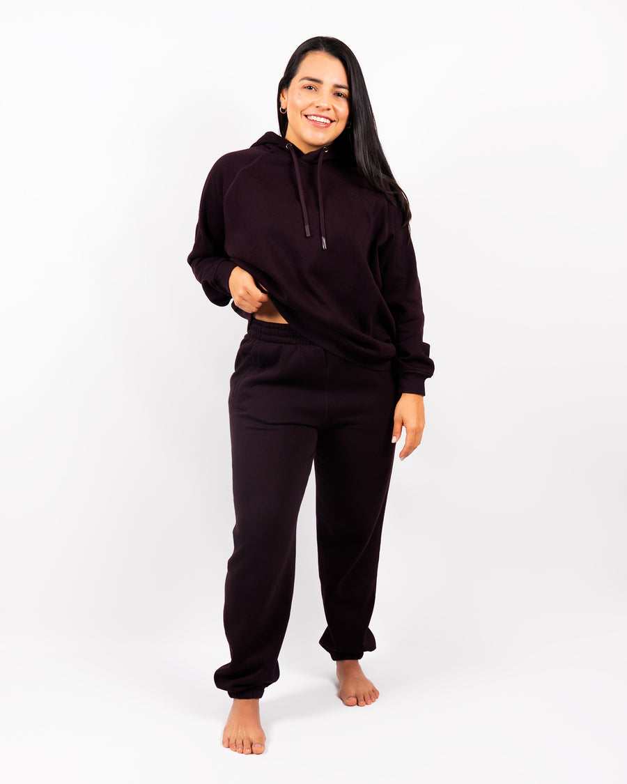 Ida Classic Deep Plum Sweatpants – Maya Freya