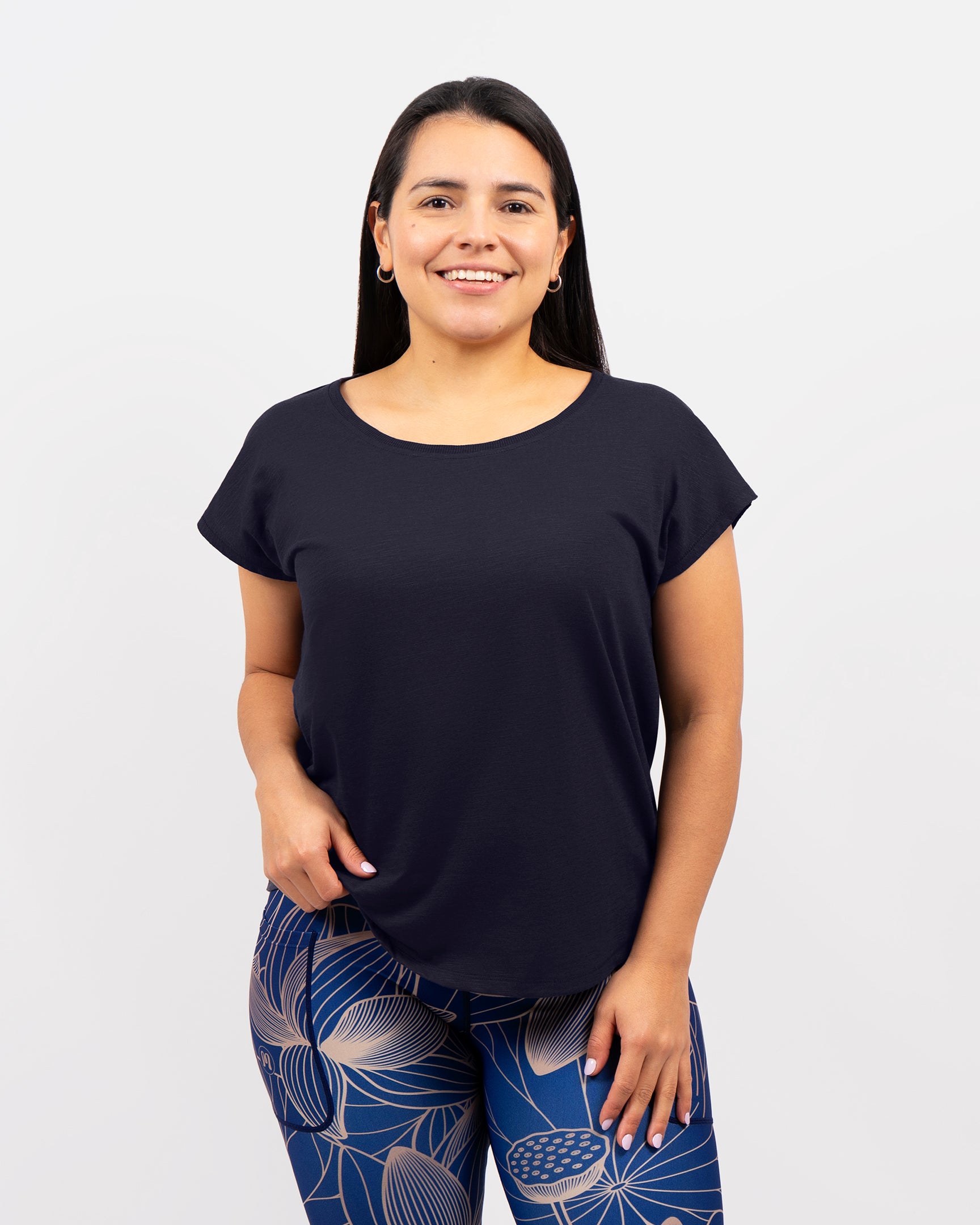 Marley Relaxed Deep Blue T-Shirt – Maya Freya