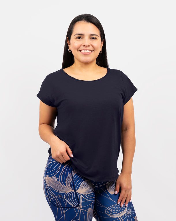 Marley Relaxed Deep Blue T-Shirt – Maya Freya